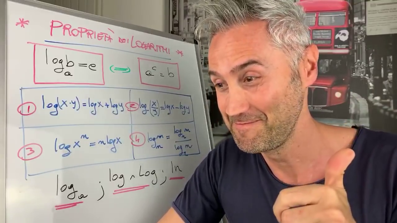 Proprietà dei logaritmi - Lezione di fisica- La Fisica Che Ci Piace